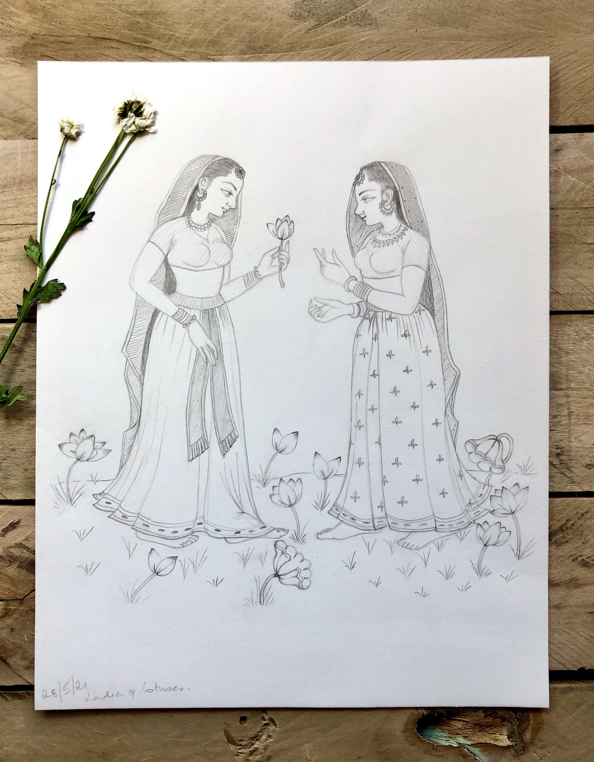 The Beauty of Indian Miniature Art Drawing - Jacqueline Synnott